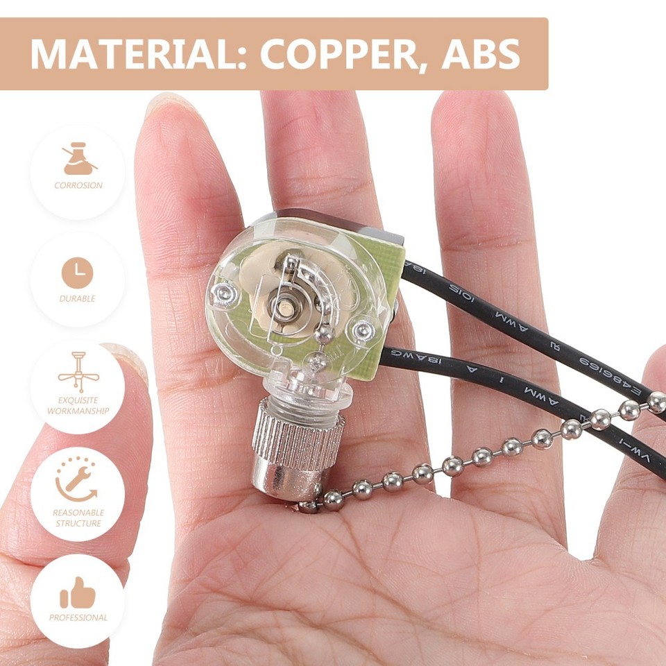 2 Pcs Ceiling Fan Pull Chain Replacement for Light Ornaments Extension | eBay Australia