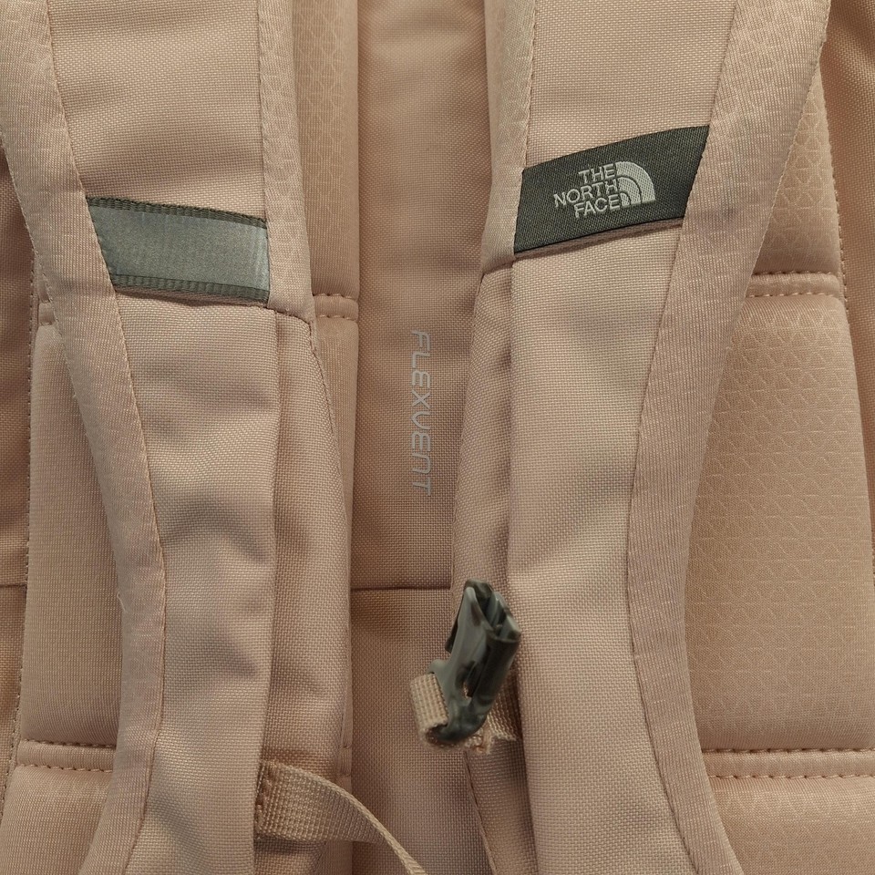 The North Face Jester Pink Backpack Womens 15" Laptop School Travel Bag ...