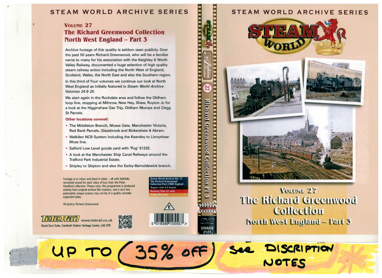 STEAM WORLD ARCHIVE STEAM DVDs Collecteables Transportation Railwayana ...