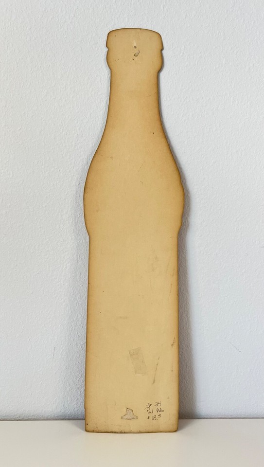 Original Vintage PAL Orange Drink Die-Cut Cardboard Advertising Sign ...