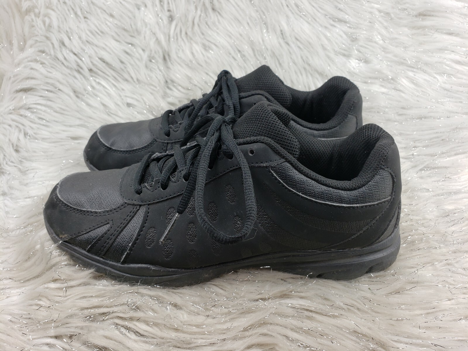 SAFE-T-STEP Black Work Shoes Sneakers Size US 8.5 EUR… - Gem