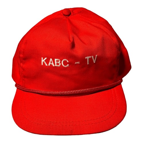 KABC-TV Vintage Television Strapback Hat ABC 7 Los Angeles | eBay Australia
