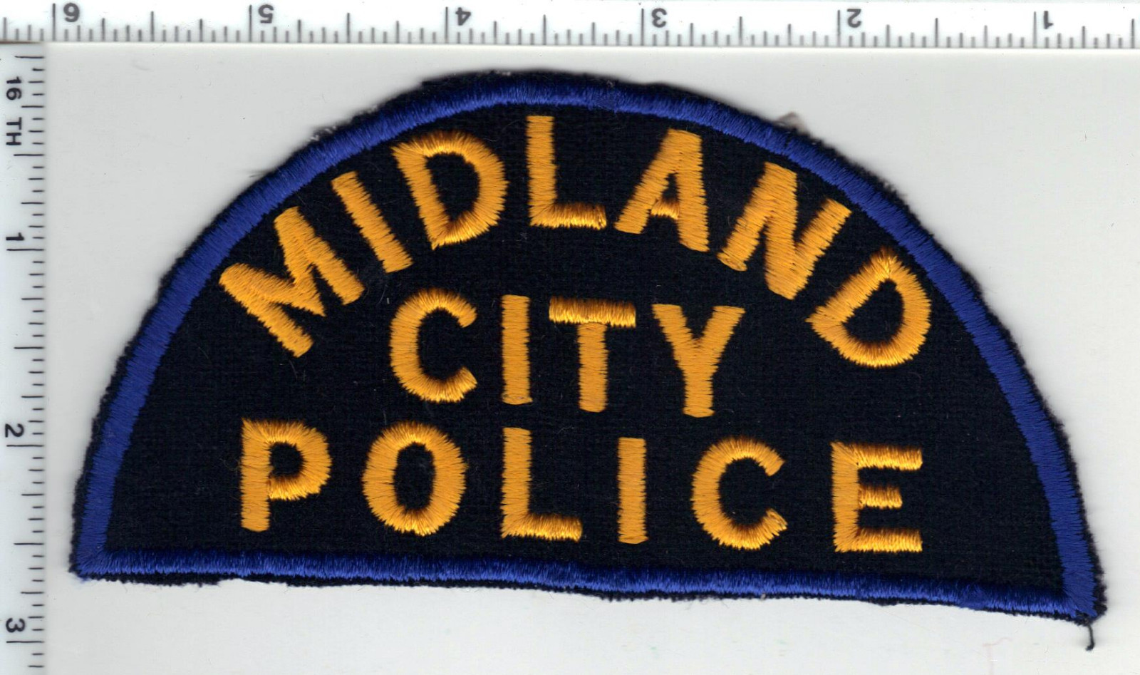 Midland City Police (Michigan) Rare Felt Shoulder Patch from the 1970's ...