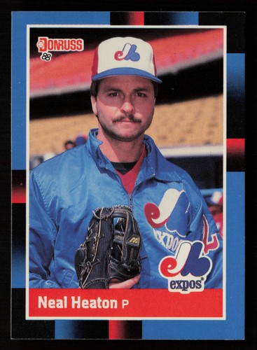 1988 Donruss Neal Heaton #134a Montreal Expos Baseball Card | eBay