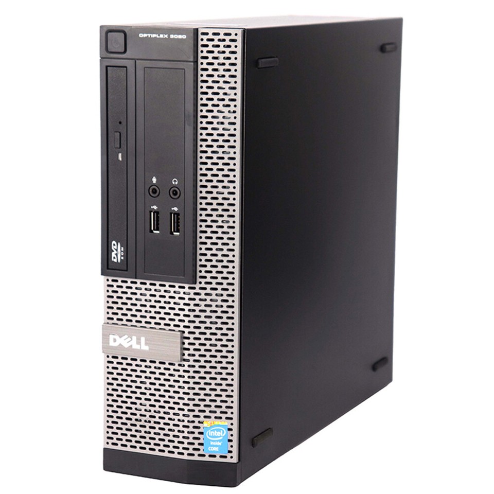 Dell Desktop Computer i3 16GB 2TB HD 512GB SSD Dual 22" Windows 10 Pro ...