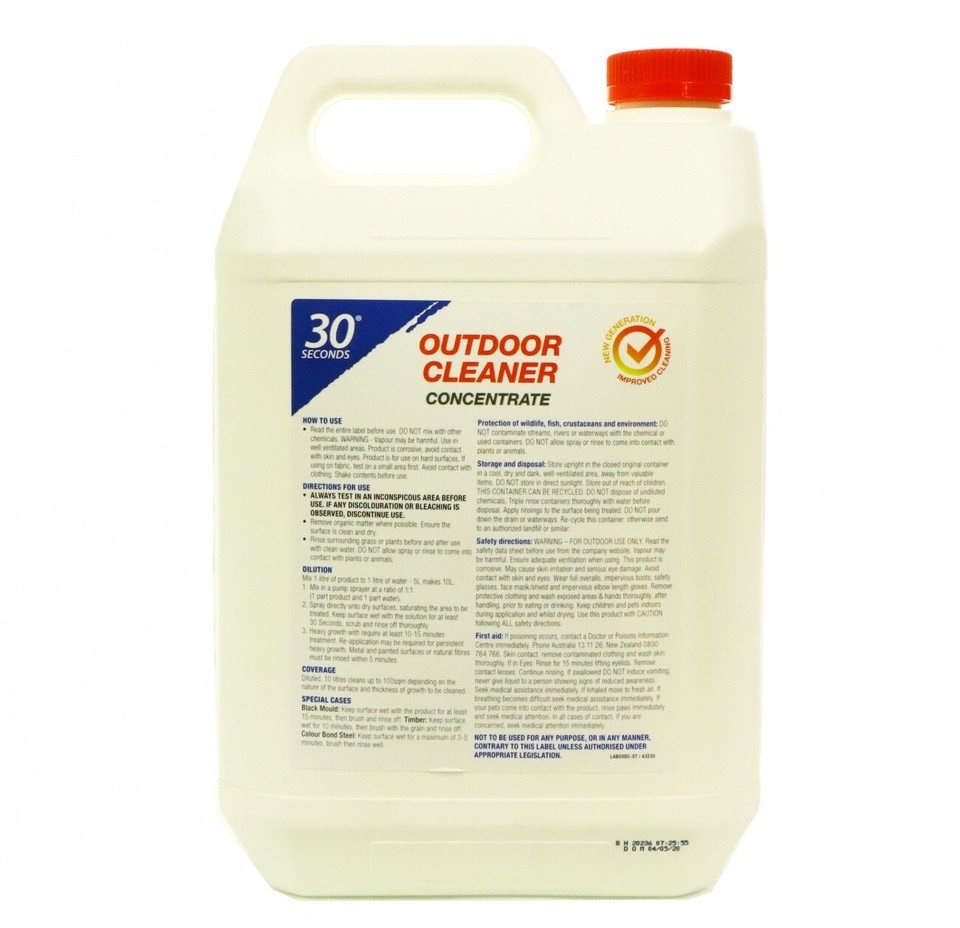 30 Seconds Outdoor Cleaner 1lt | eBay