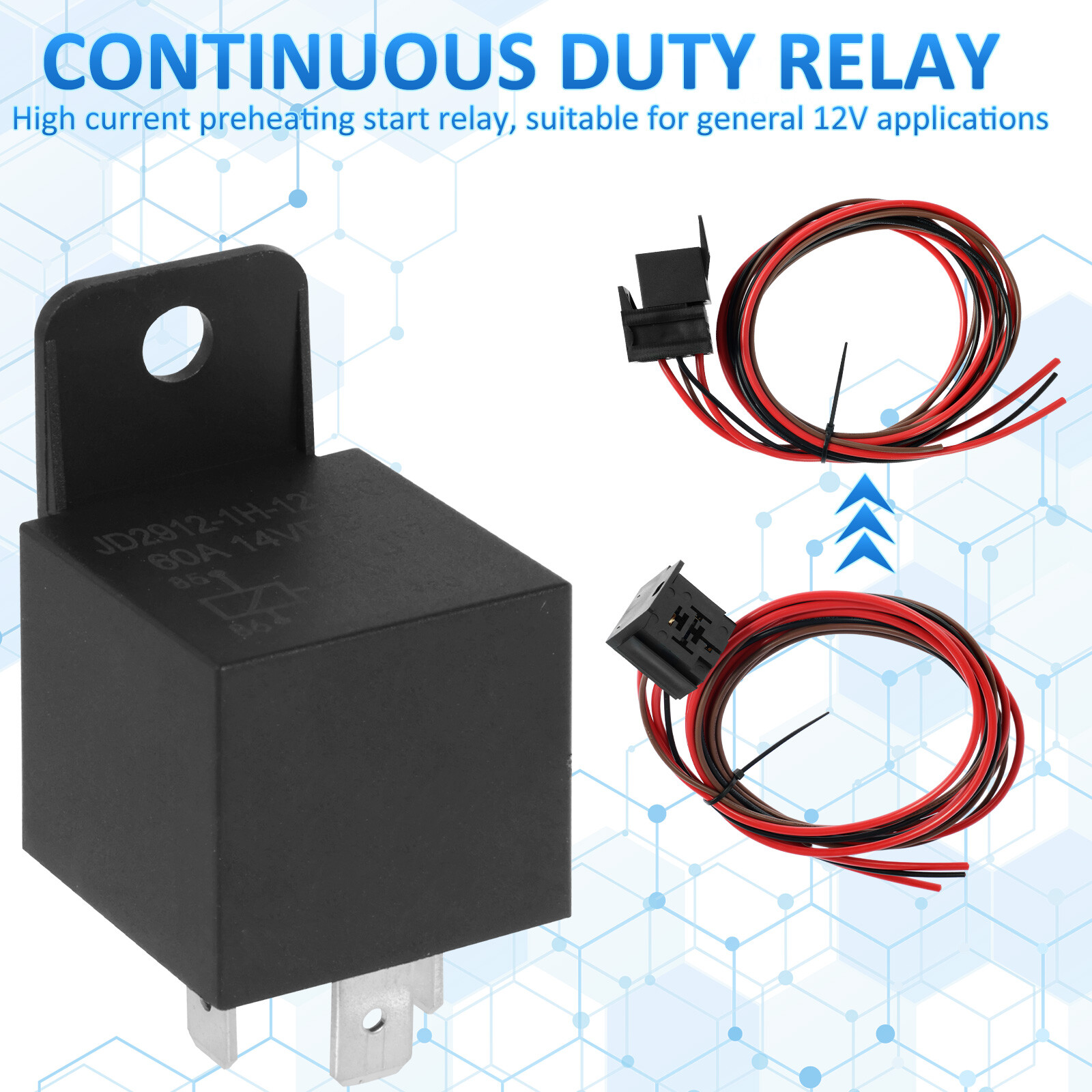 Electric Radiator Fan Thermostat Controller Kit 12V Adjustable Electric ...