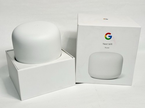 Google Nest WiFi Router Model H2D – AC2200 - White | eBay