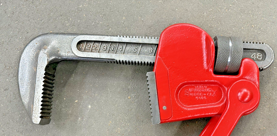 Ridgid Model S-6A Compound Leverage Wrench w/ Trunnion Chain Vise 31385 ...