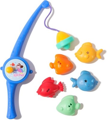Ms. Rachel Official Counting Fishes Playset with 5 Floatable Toy Fish ...