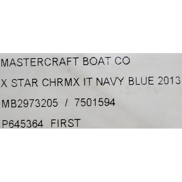 MasterCraft Boat Raised Decals 7501594 | X Star Navy Blue (Kit) | eBay