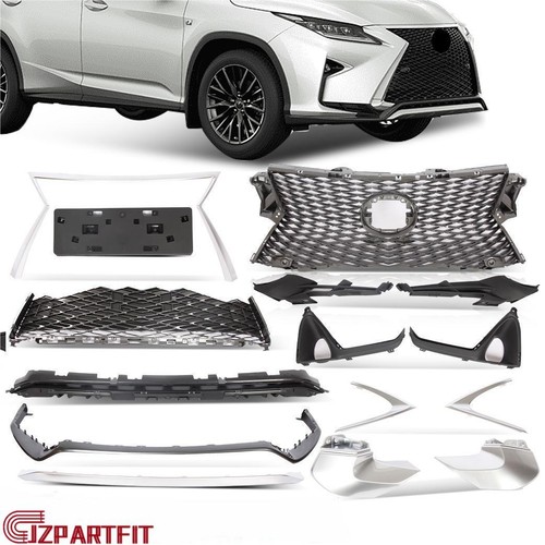 Fits Lexus RX350 RX450H RX350L 2016-2019 Front Upper Grille TRD Trim ...