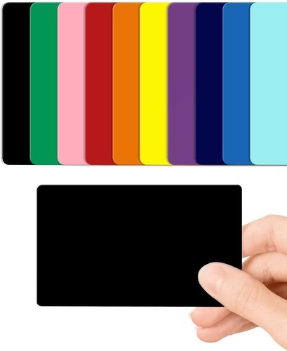 Blank PVC Cards Plastic 760 Micron Standard CR80 ID Credit Card Size ...