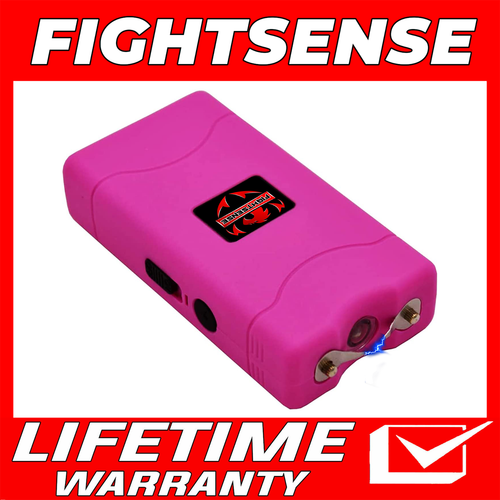 Self Defense Stun Gun With LED Flashlight & 10mv Max Power Rechargeable ...