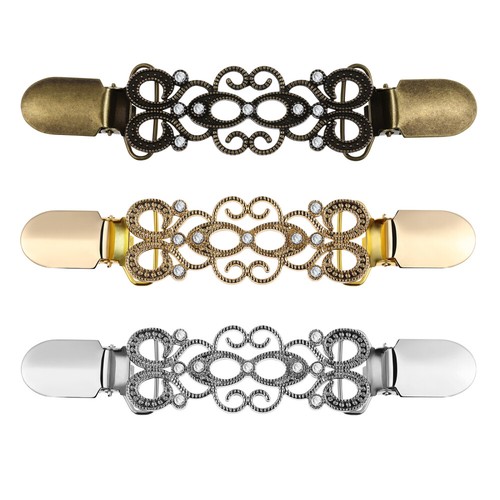 3 Pcs Back Jacket Clips Gown Dresses for Women Sweater Cardigan | eBay