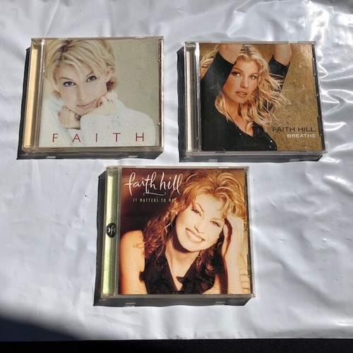 Lot of 3 Faith Hill CD'S Breathe, Faith and It Matters to Me | eBay