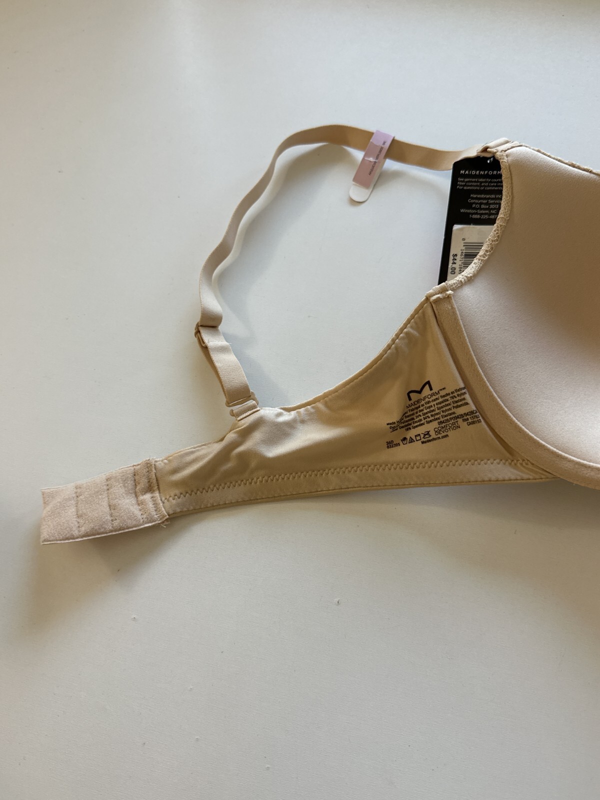 Maidenform Sz 36D Natural Boost Add-a-Size Shaping Underwire Bra 09428 ...