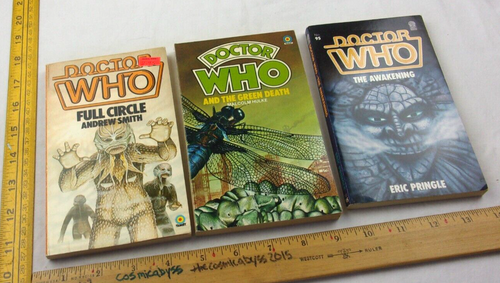 Doctor Who Full Circle Green Death Awakening pb book lot 1970s Andrew ...