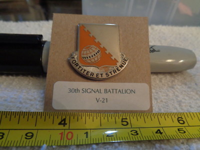 30th Signal Battalion V-21 Unit Crest, DI, DUI (DRAW#72) | eBay