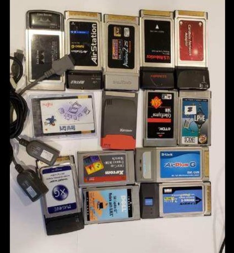 Misc Lot of PCMCIA cards! Xircom, Sound Blaster network, 56K modem | eBay