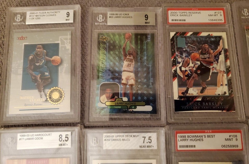 NBA BASKETBALL CARDS ~ GRADED / SLABS - ASSORTED LOT OF 15 ~ BECKETT ...