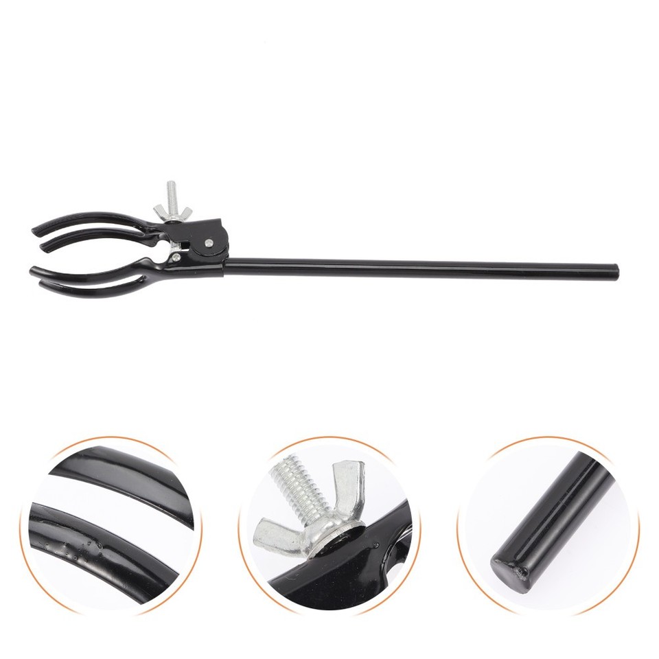 Labs Clamp 4-Prongs Clamp Holder Adjustable Flask Clip Clamp Test Tube ...