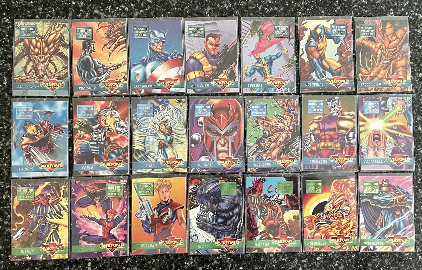 1995 Marvel Overpower Mission: Infestation Incident, Age Of Apocalypse ...