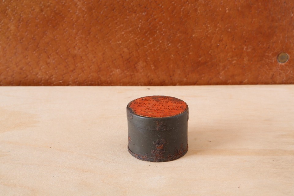 Eley Cap Tin for a Pistol Case **EMPTY** Eley Kynoch Colt Tranter ...