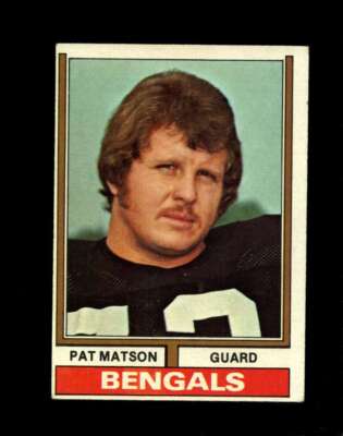 1974 TOPPS #9 PAT MATSON VGEX BENGALS *PS3424 | eBay