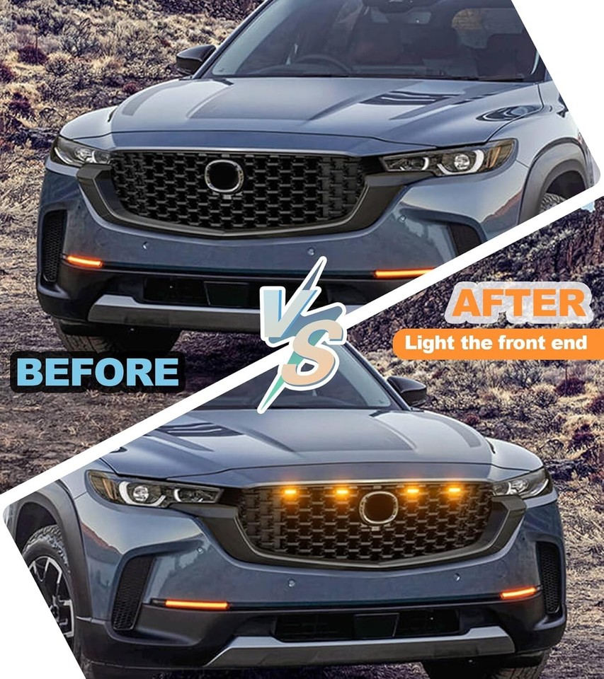 LED Grille Lights for Mazda CX50 CX-50 2023 2024 2025 Front Grill ...