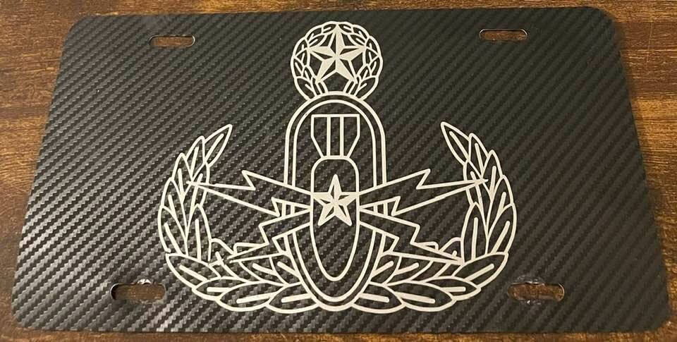 EOD Explosive Ordnance Disposal License Plate Military Master EOD | eBay