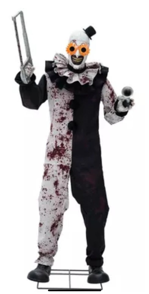 Halloween 6.25 Ft Art the Clown Terrifier & Little Pale Girl ...