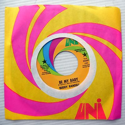 BUDDY RANDELL pop rock PROMO 45 BE MY BABY RANDI RANDI Mint minus e0464 ...