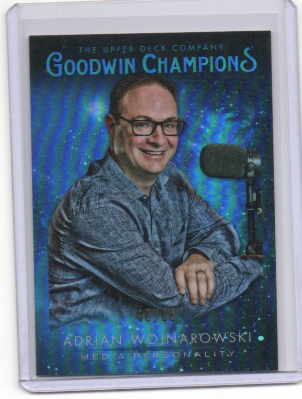 2021 Upper Deck Goodwin Champions Platinum Cosmic Adrian Wojnarowski ...