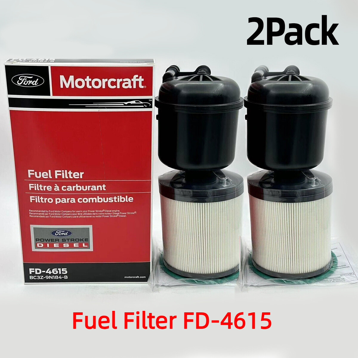 Genuine Fuel Filter FD4615 for 11-16 Ford F-250 Super Duty F-350 F-450 ...