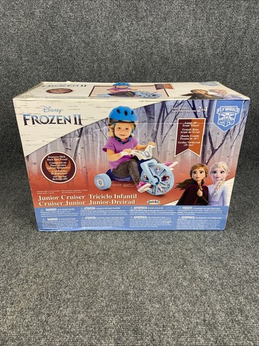 Disney Frozen 2 Fly Wheels 10" Junior Cruiser Ride On Tricycle Bicycle ...