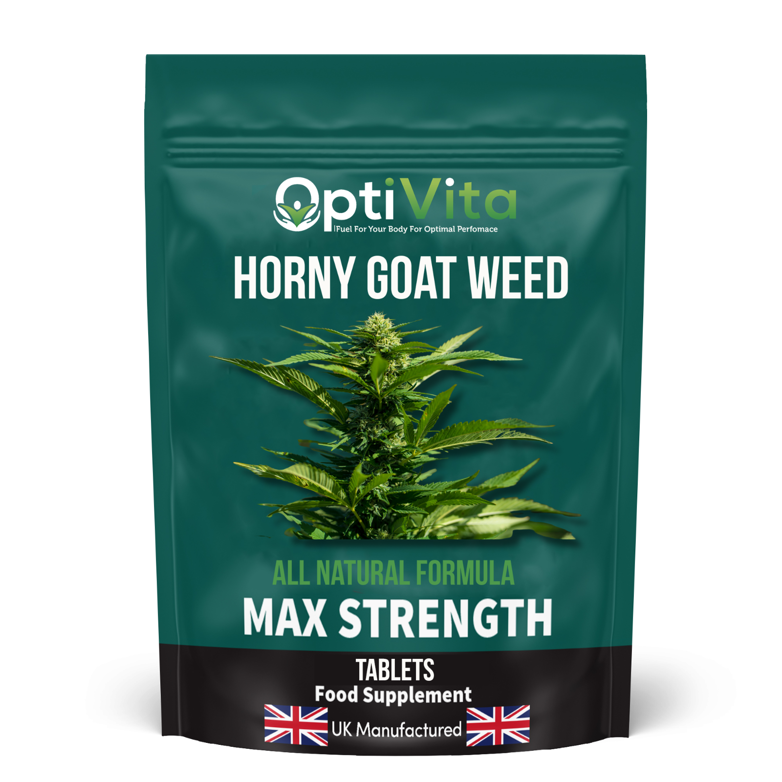 Horny Goat Weed 1250mg Tablets - High Strength Libido Booster Pills Men ...