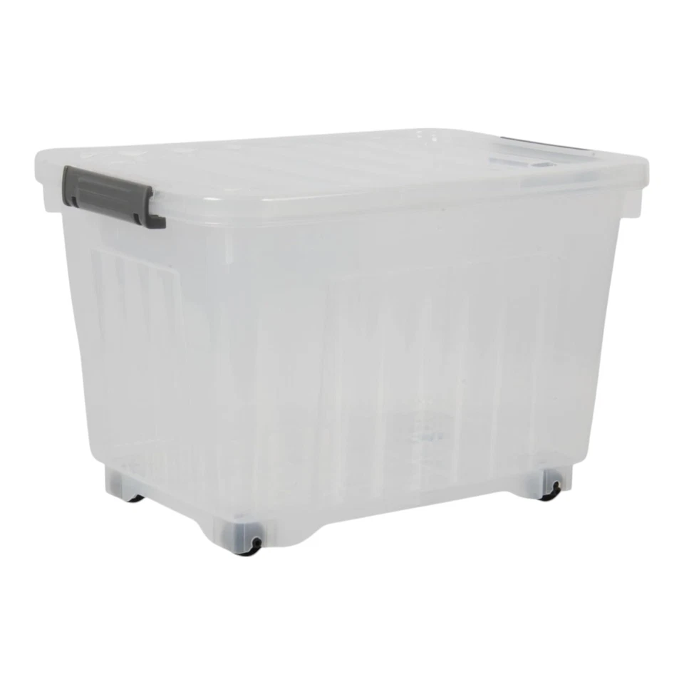 Plastic Storage Boxes With Wheels for sale | eBay UK