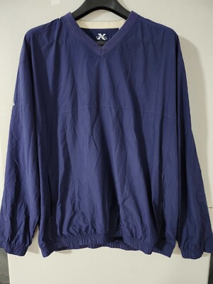 Callaway Jacket Mens XL Blue X Series Windbreaker Pullover Golf Mesh ...