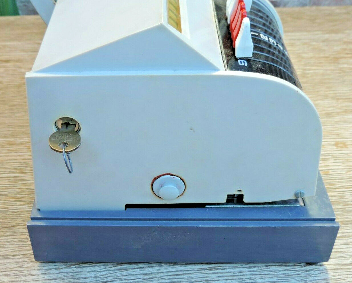 Vintage Machine Print Check Speedrite Hall Welter Complete Key Cover | eBay