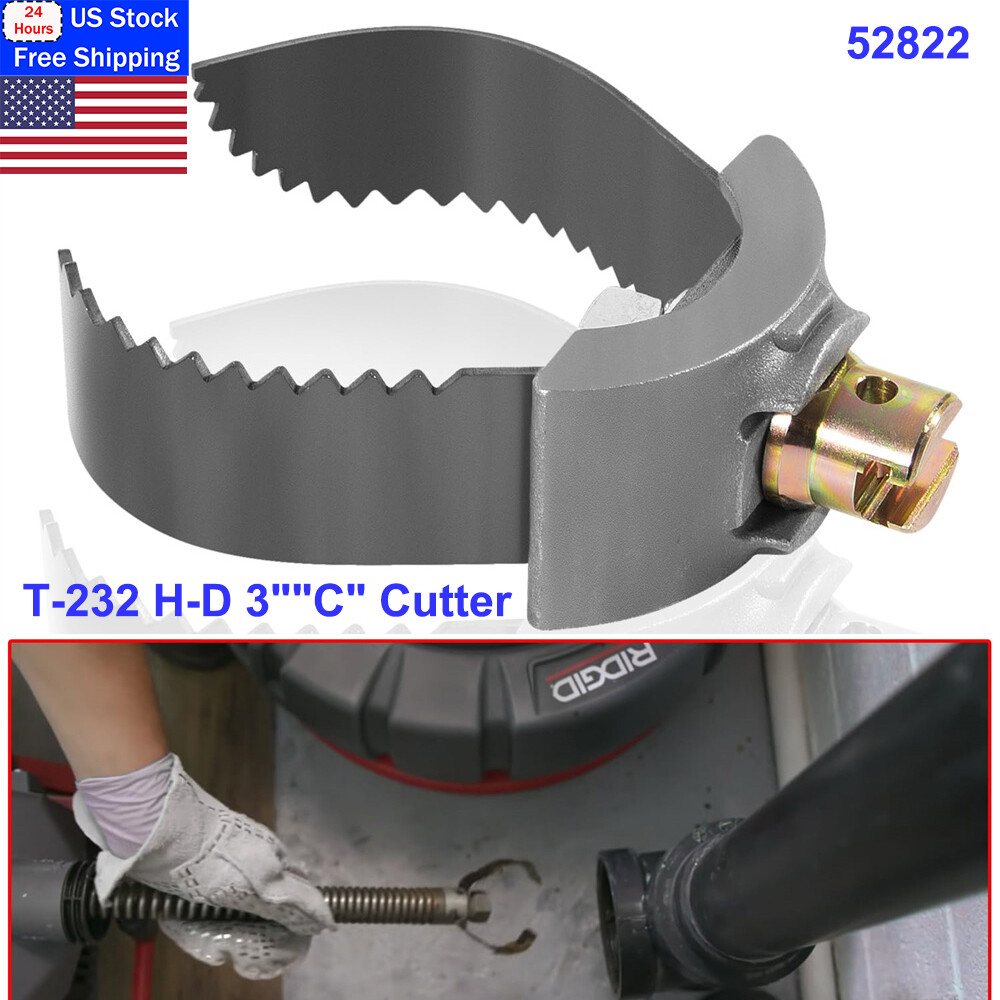 52822 T-232 H-D 3" C Cutter Cable Coupler Drain Cleaning Tool for ...