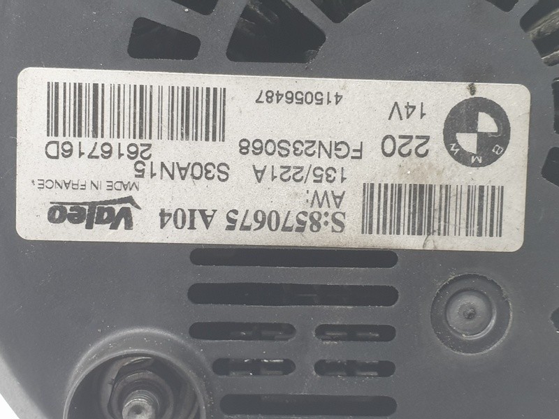 8570675 alternatore per BMW SERIE 5 GRAN TURISMO F07 535D XDRIVE 2010 ...