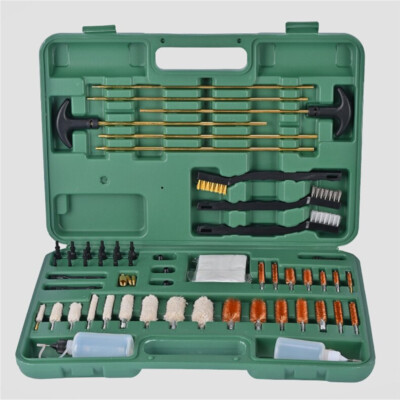 163pcs Gun Cleaning Kit Universal Rifle Pistol Shotgun Handgun Firearm ...