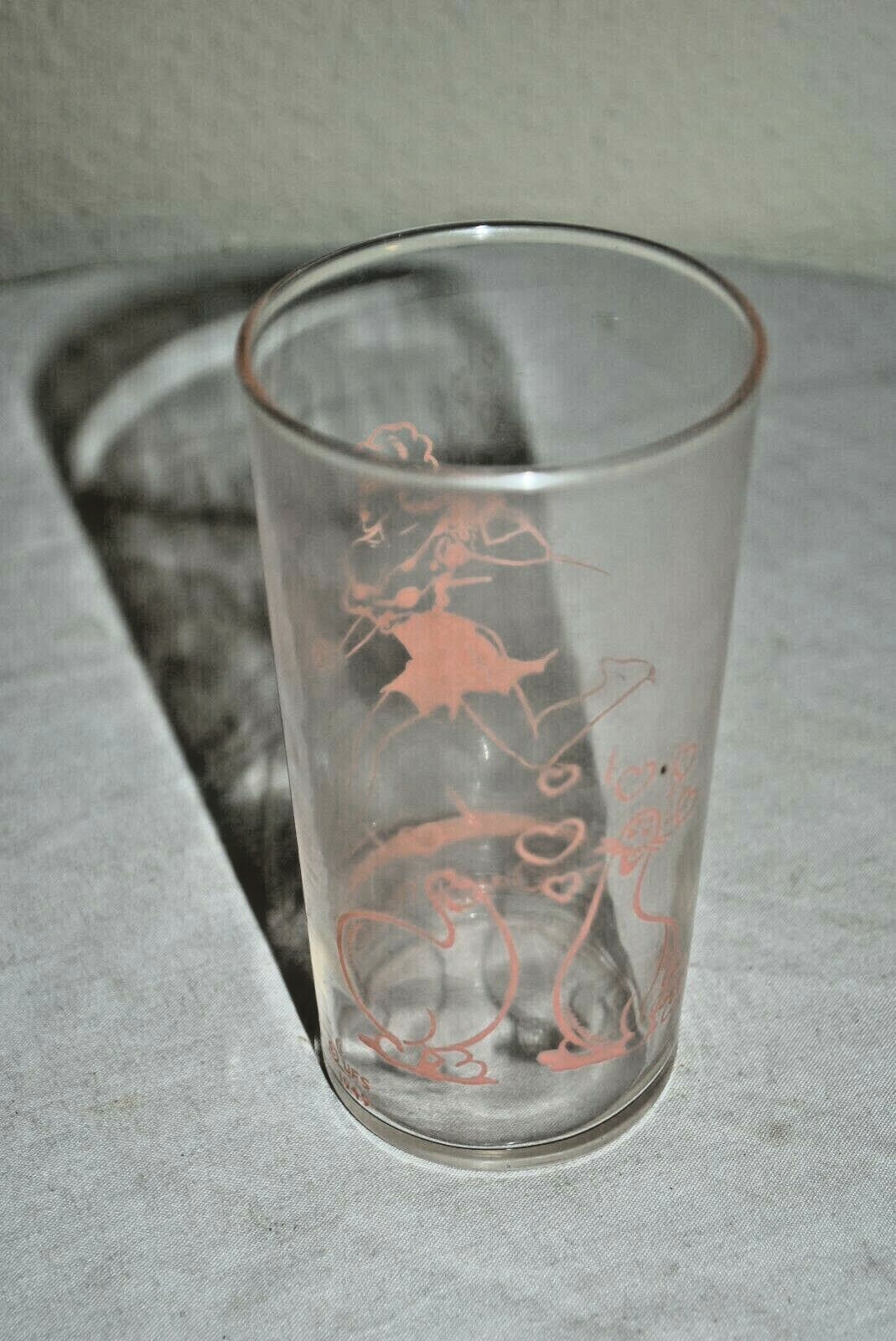 Vintage Dogpatch 1949 Al Capp Daisy Mae & Shmoos souvenir 5 1/4" glass ...