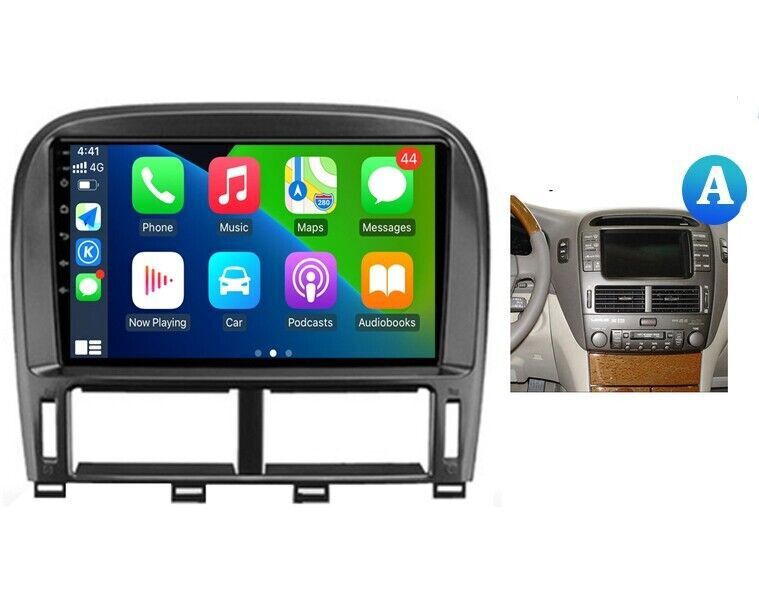 9" Android 15 Car GPS android auto for Lexus LS 430 LS430 Toyota ...