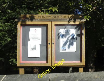 Photo 6x4 Church Notice Board outside Holy Trinity Parish Church (Old ...