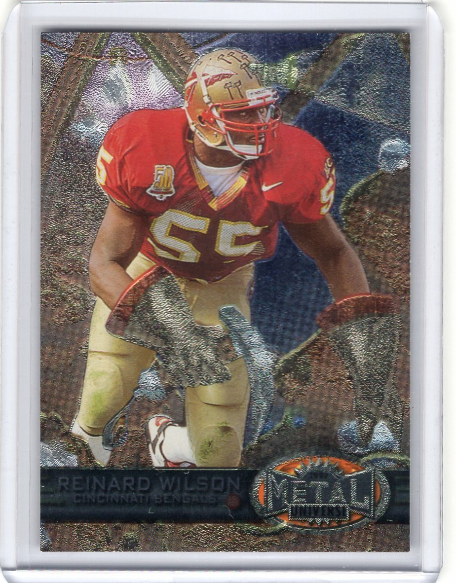 REINARD WILSON 1997 Skybox Metal Universe ROOKIE CARD #190 - BENGALS | eBay