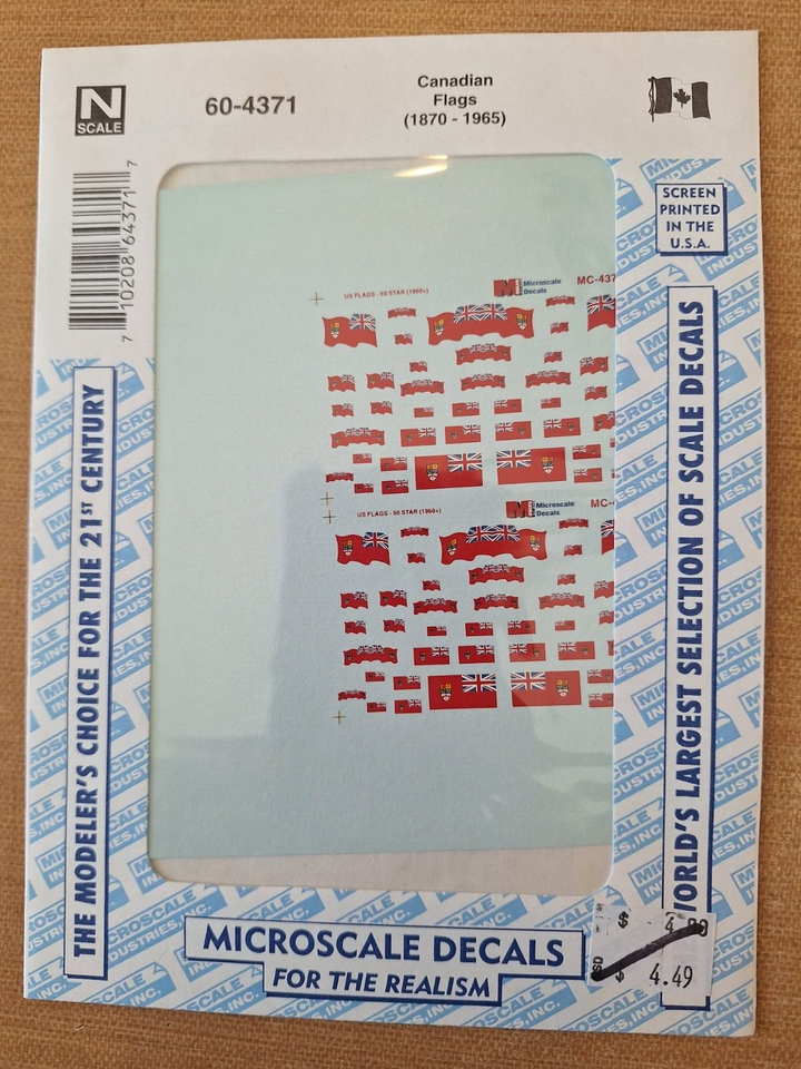 N Scale Microscale Decals $3.00 Your Choice 'SEVERAL LISTINGS' Item #B3 ...