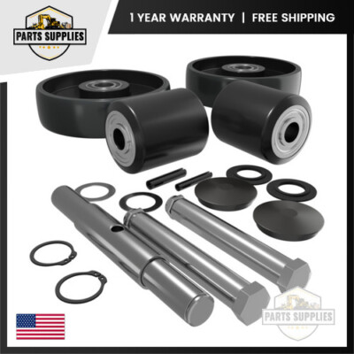 Complete Wheel Kit for Lift-Rite LCR55 LCR 55 Manual Pallet Jack Lift ...