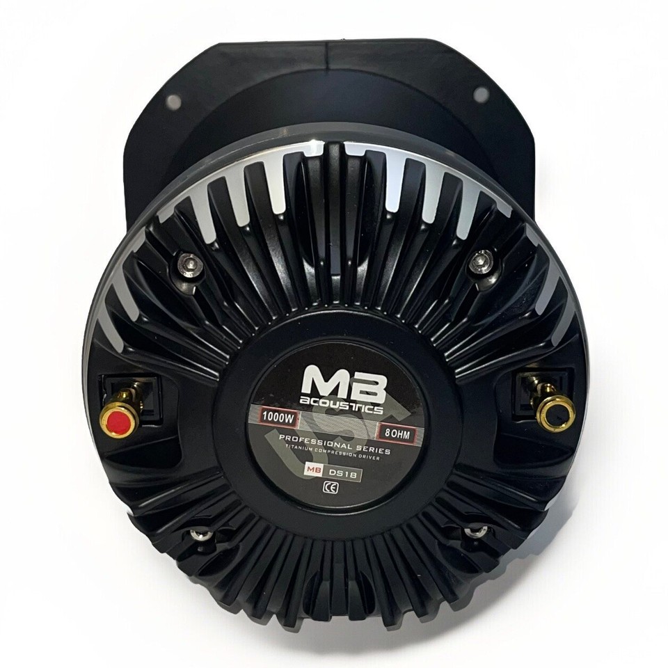 Titanium Compression Driver + 6" Horn, 2" VC, 8Ω, 1000W, 2" throat, MB ...